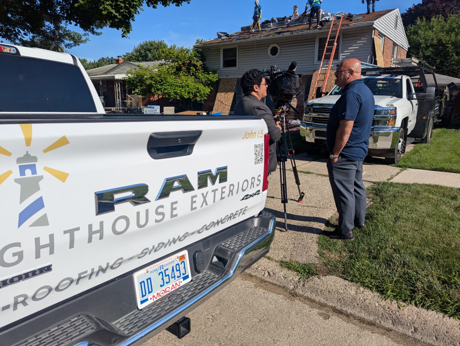 Light of Hope Roof Installation Day! - Lighthouse Exteriors